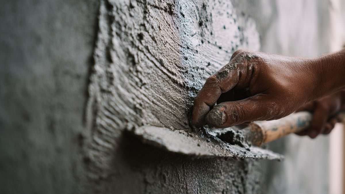 Barbotine ciment : coller, lisser, réparer en 3 étapes
